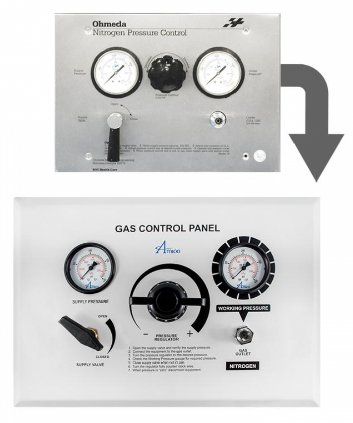 Ohmeda-Retro-Fit-Gas-Control-Panel - Medical Air, Inc. : Medical Air, Inc.
