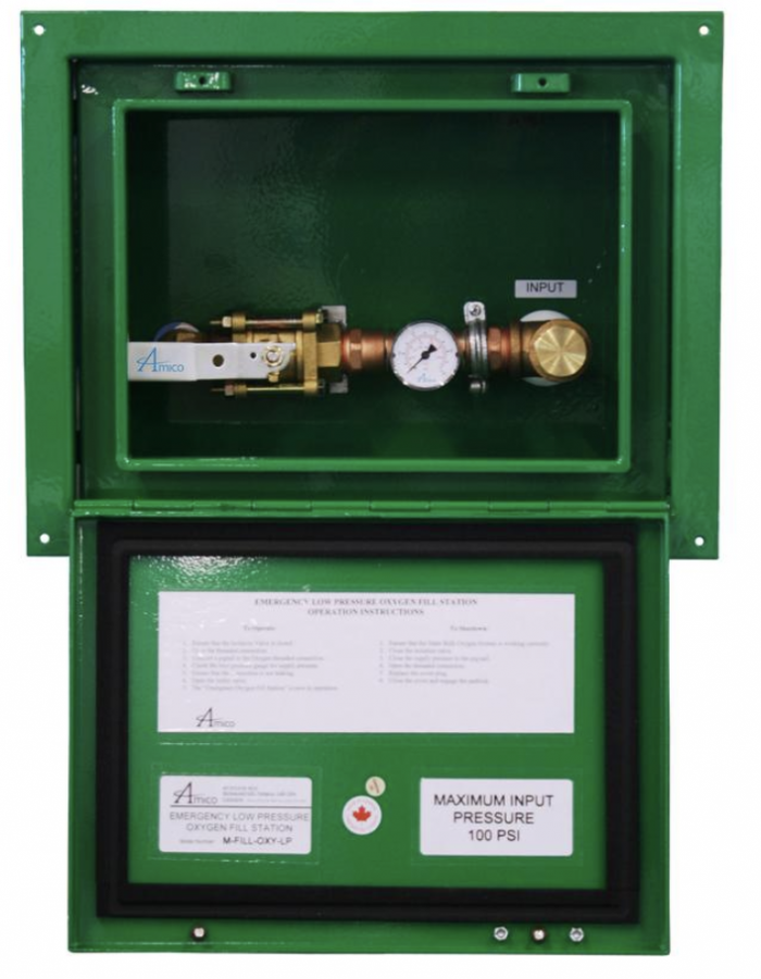 Recessed Emergency Oxygen Inlet Station (Low Pressure) - Medical Air ...