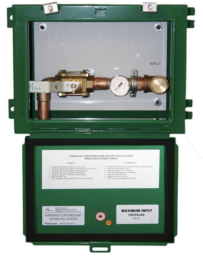 Surface Mount Emergency Oxygen Inlet Station (Low Pressure) - Medical ...